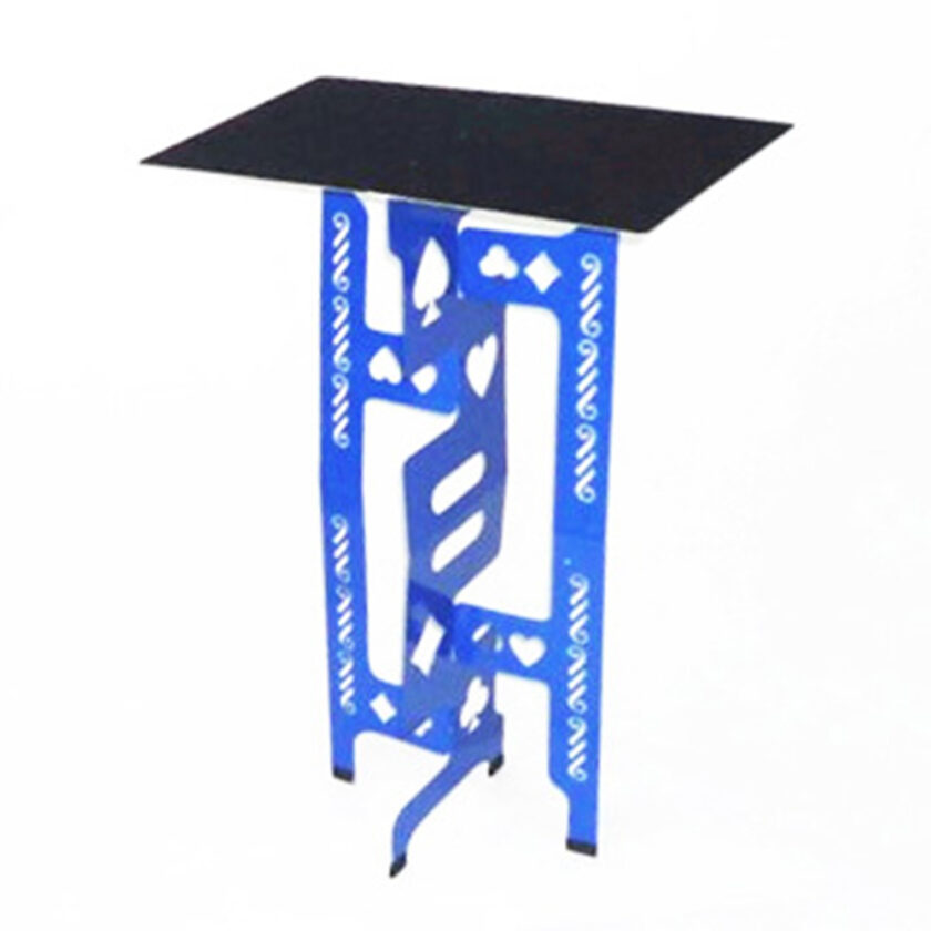 Magician Table – Folding Aluminum Large Blue – ApproachChina Magic